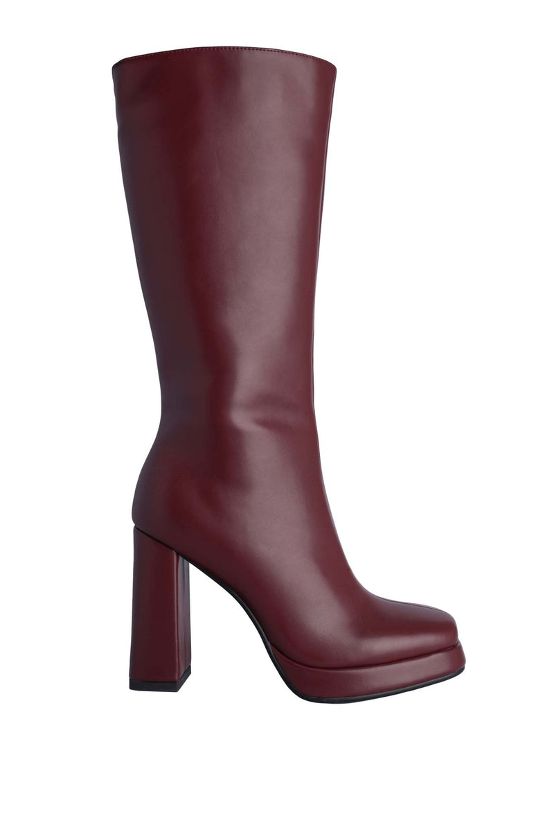 Villains SF DARK BIND | Women's Platform Knee-High Boots | Villains SF ...